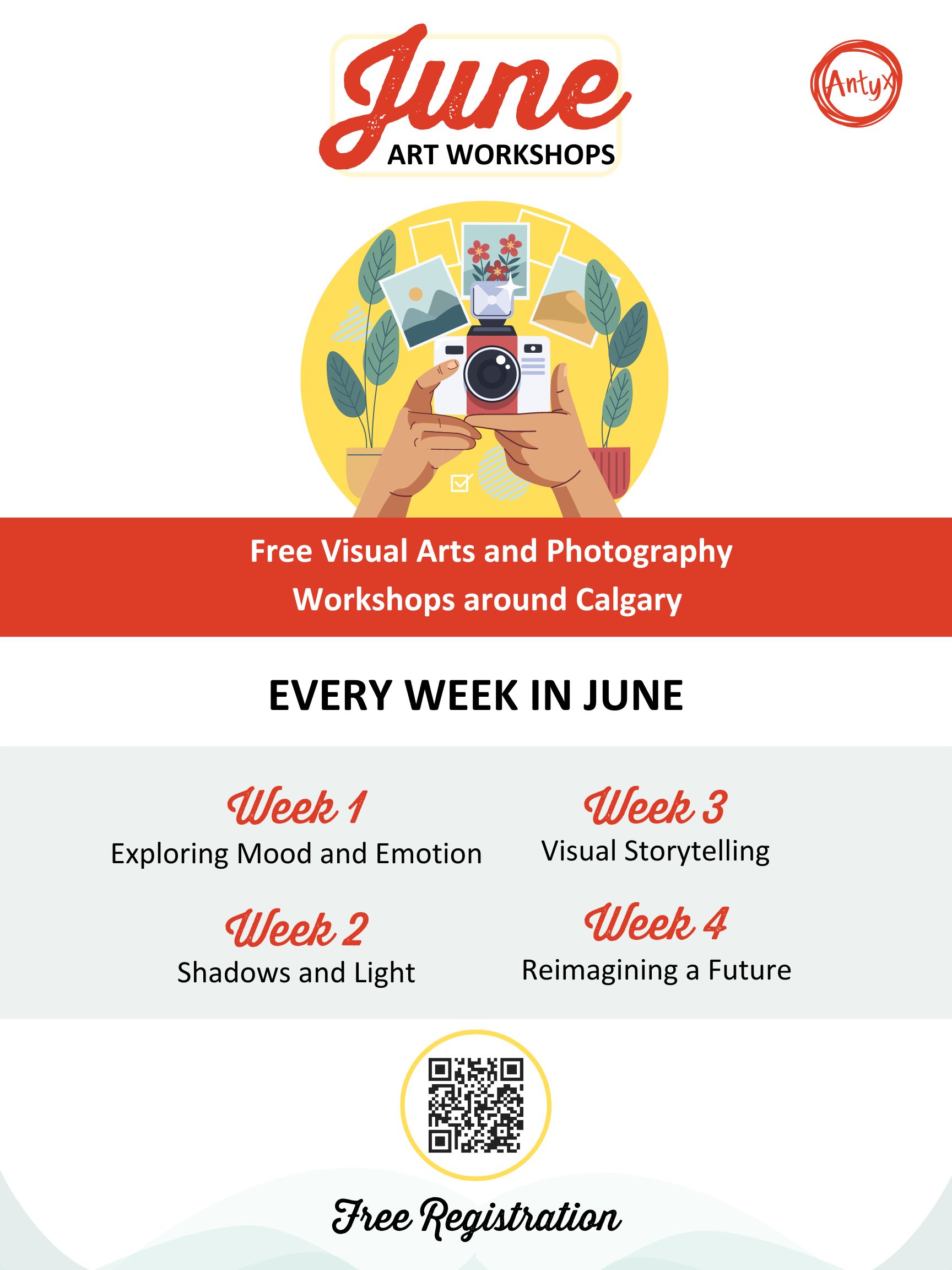 June Workshops: Merging Creative Mediums – Antyx Community Arts