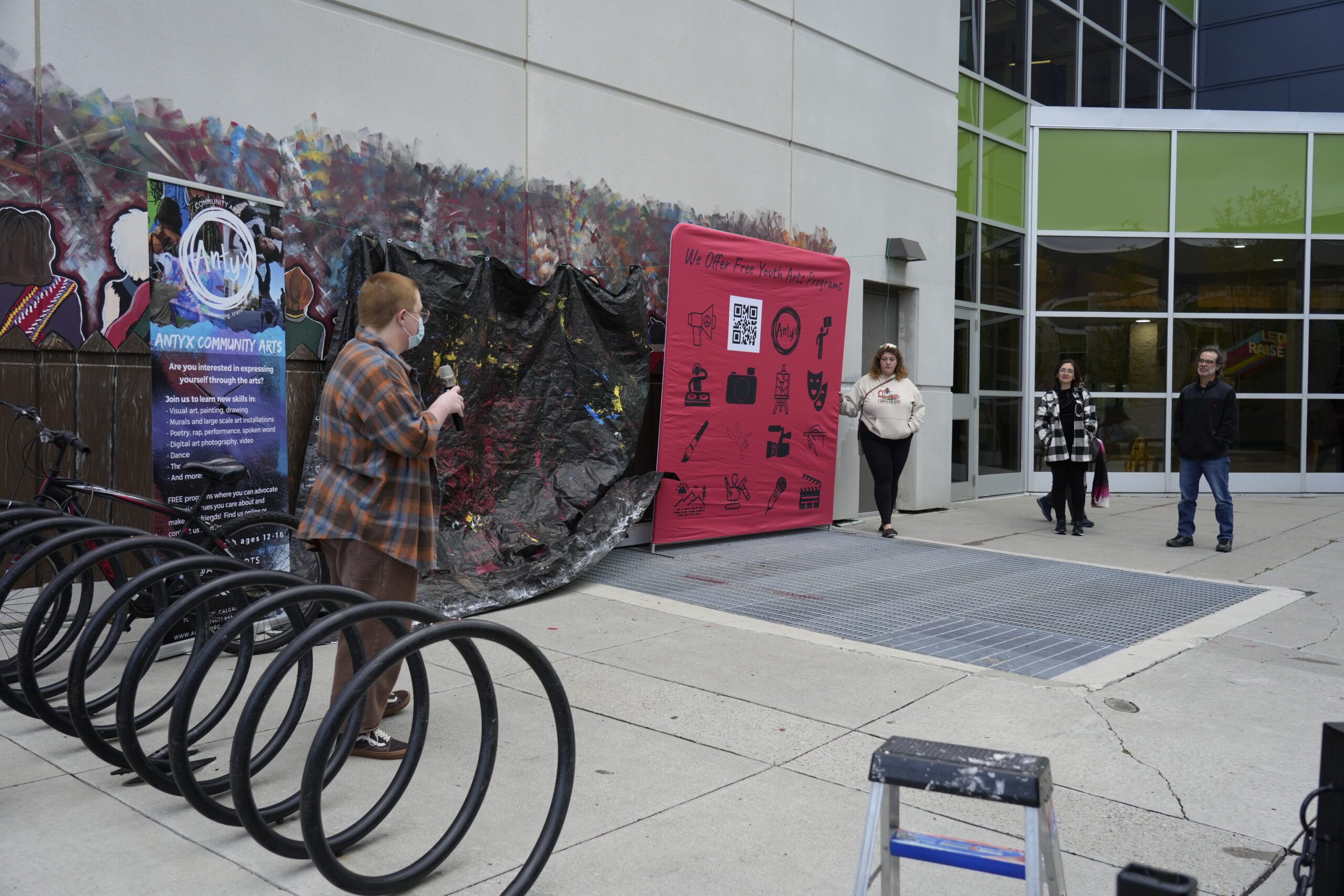 Genesis Centre Mural Unveiling - Antyx Community Arts